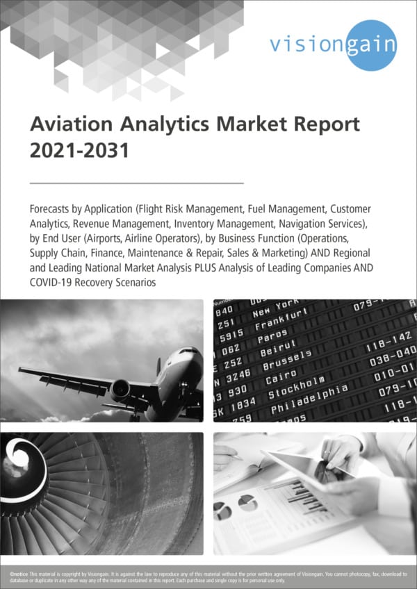 Aviation Analytics Market Size & Share Report, 2021-2031